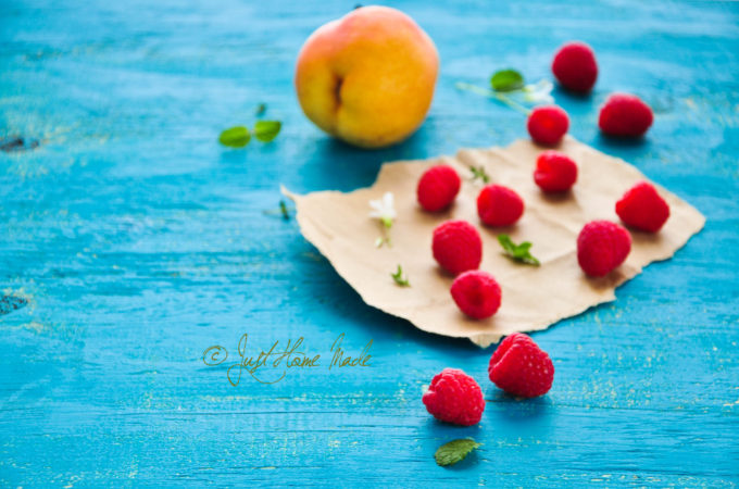 Raspberry Pear Tart with Hazelnut Crust - Just Homemade